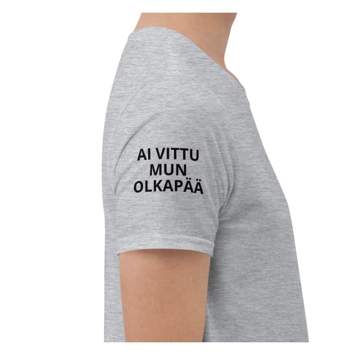 Ai vittu mun olkapää t-paita - Hauskatpaidat.fi